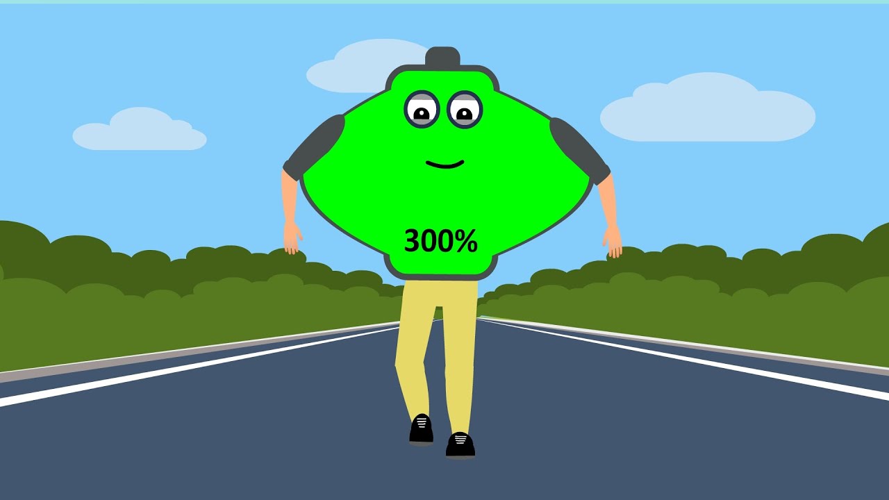 Overcharged Battery Losing Charge By Walking | Battery Animation | NCR ...