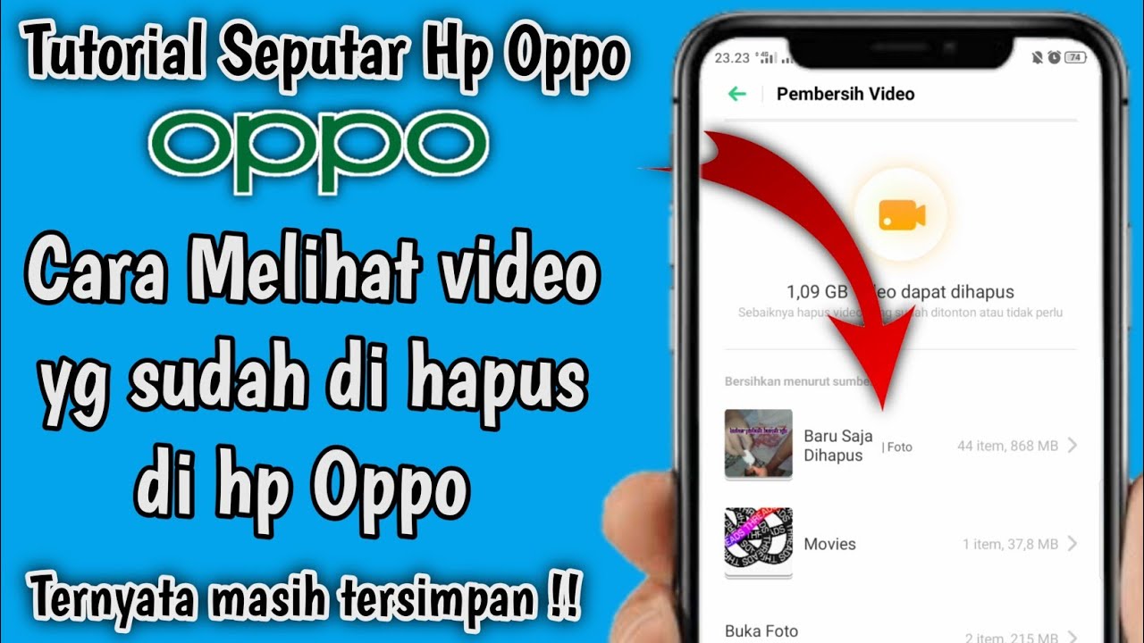 Cara Melihat Video Yg Sudah Di Hapus Di Hp Oppo - YouTube