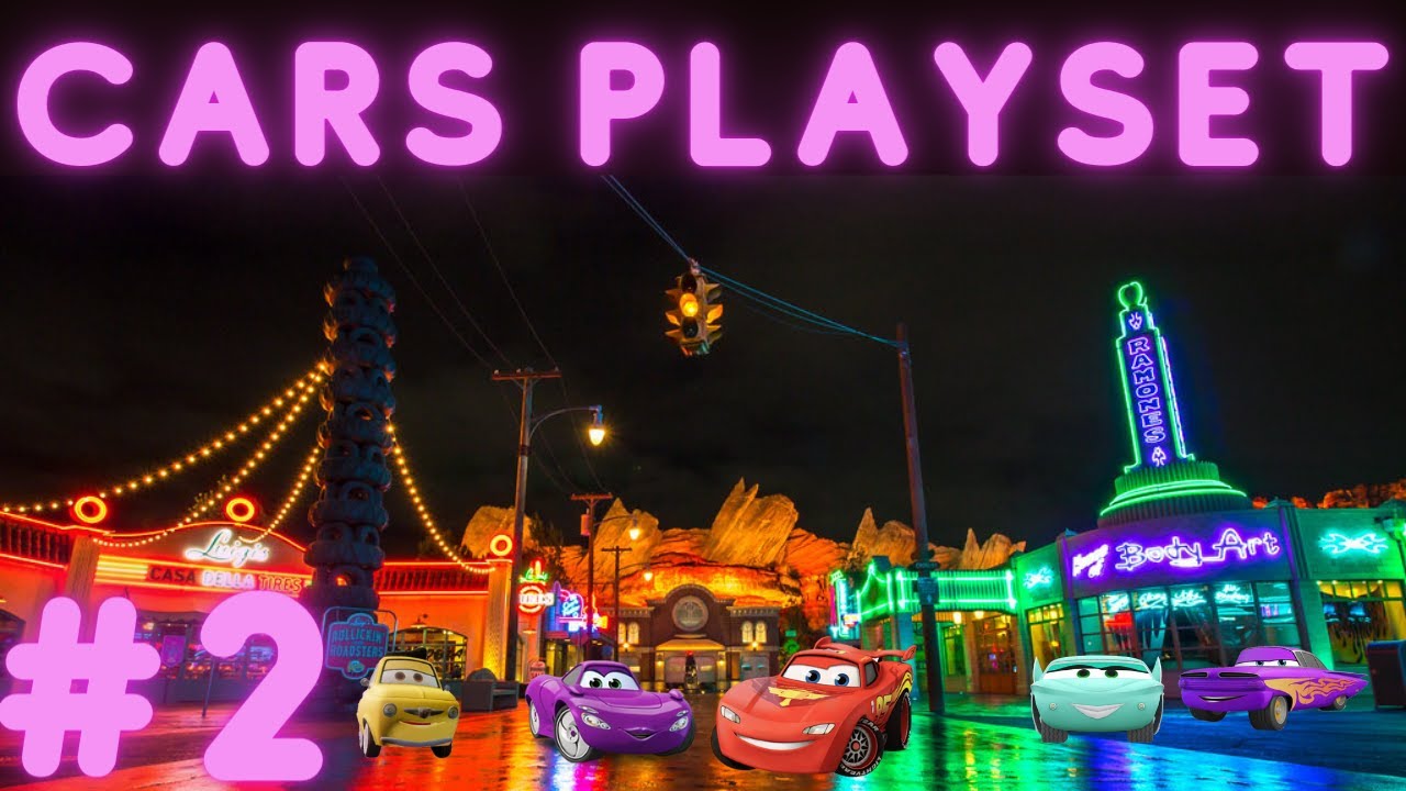 Disney Infinity Cars Playset Part 2 - YouTube