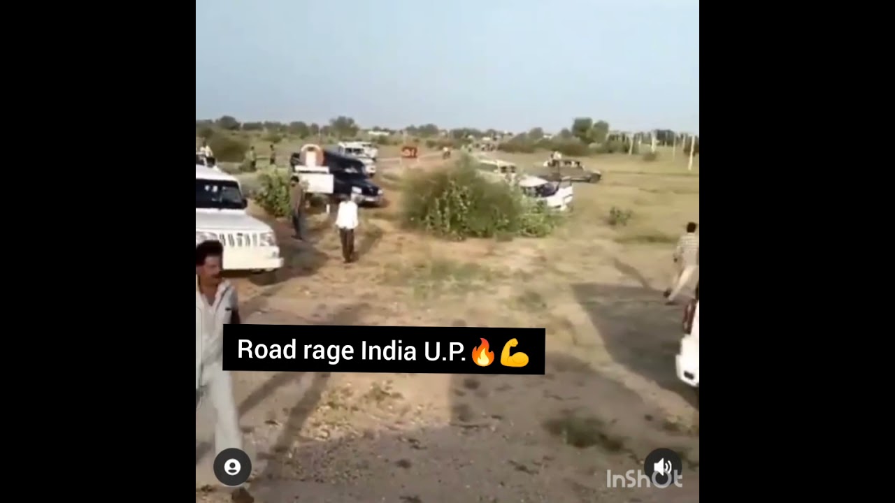Road rage in India road rage in u.p. 💪 radhe radhe song Indian gang war ...