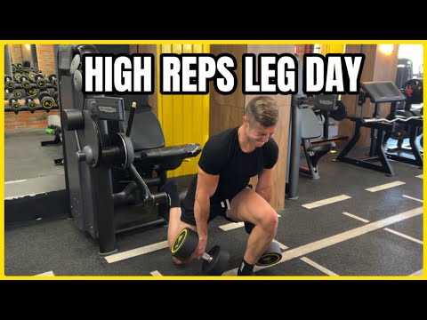 HIGH REPS LEG DAY U TERETANI - YouTube