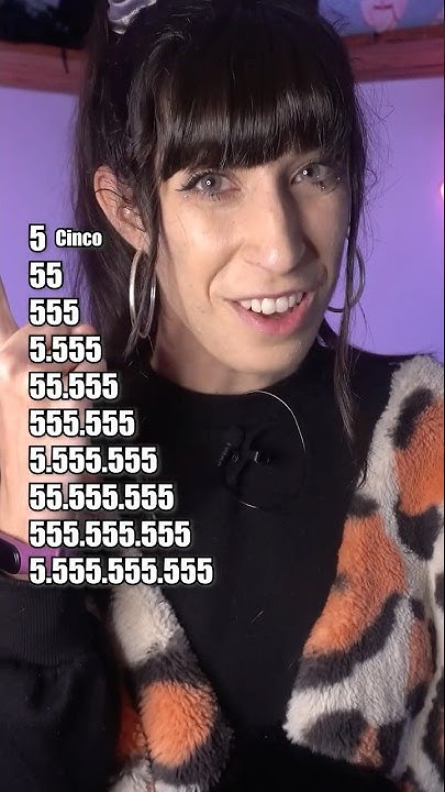 Number 5 In Spanish - YouTube