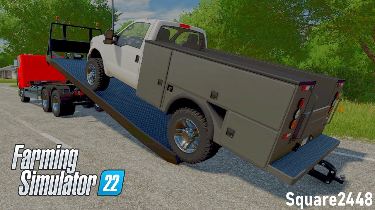 BROKEN F350 Service Truck & Forklift Rollover (NEW Tow Trucks) | Xbox ...
