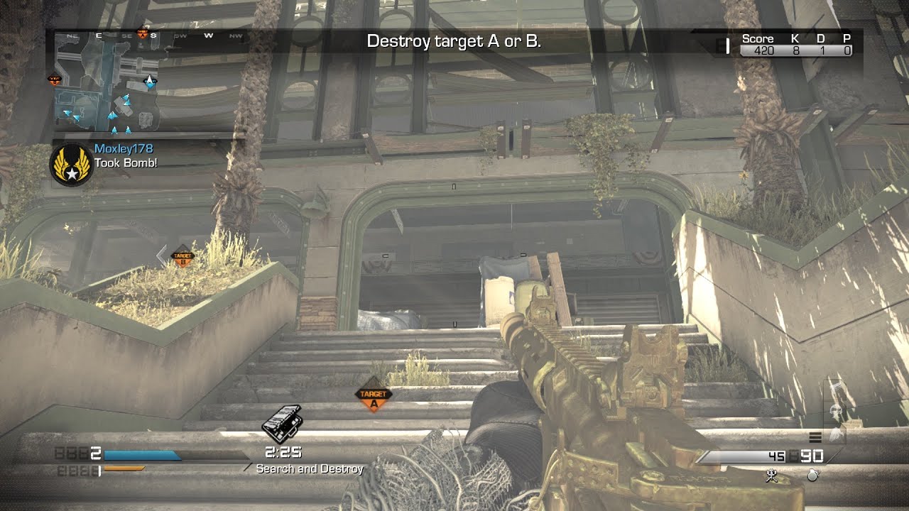 Call OF Duty Ghost Search And Destroy Bots - YouTube