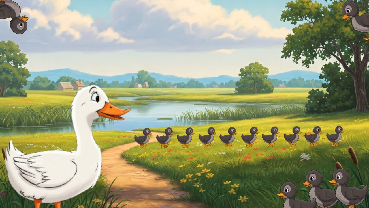 Animation nursery rhymes | Quacky Quack Flock - YouTube