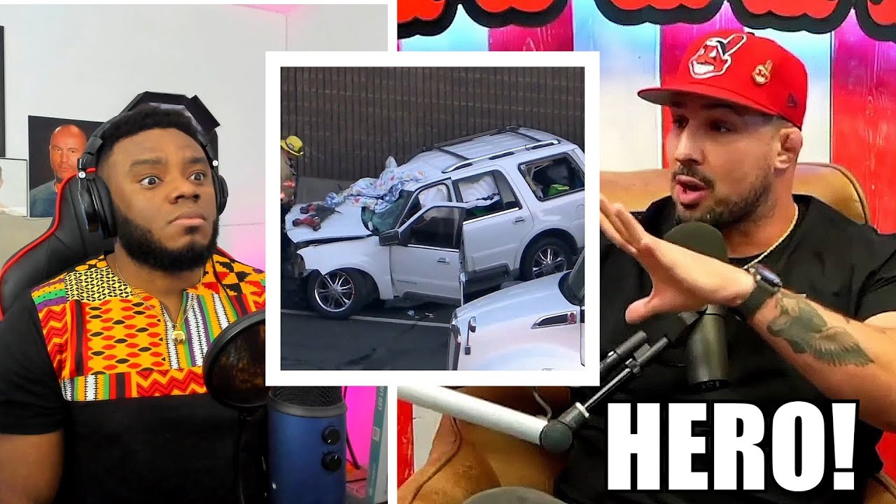 Brendan Schaub SAVED 3 Children From A HORRIBLE Car Wreck! - YouTube