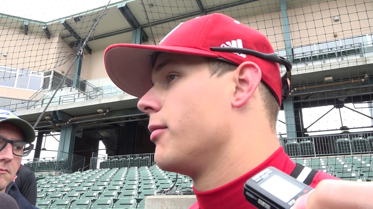 HOL HD: Joe Acker speaks after walk-off win over Illinois - YouTube