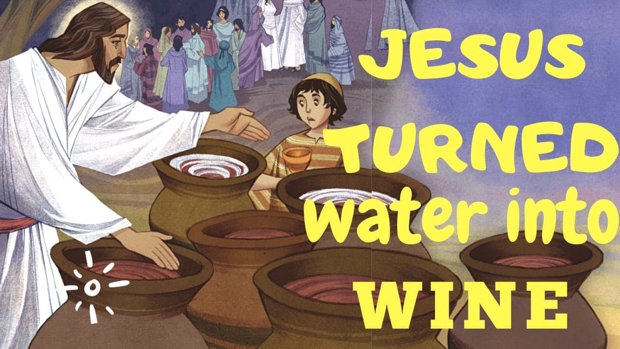 Bible Story for Kids - Jesus Turned Water into Wine (For Age 3 to 8 ...