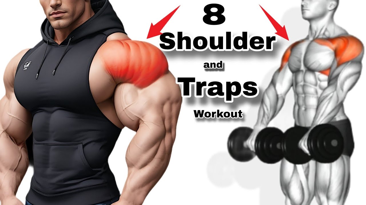 Shoulder And Traps Workout At Gym - YouTube