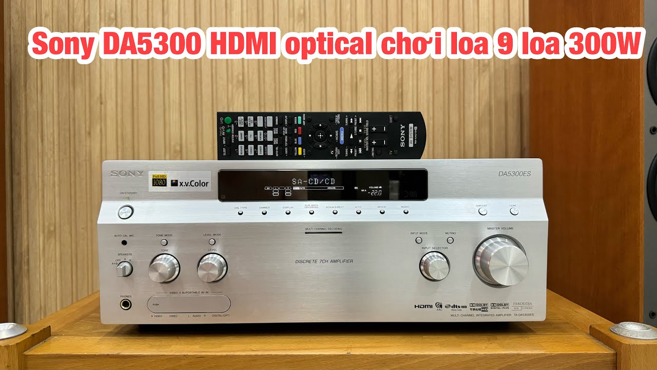 Sony DA5300 HDMI optical chơi loa 9 loa 300W☎️0834563852 - YouTube