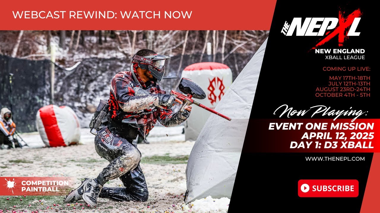 2025 NEXL D3 Event ONE MISSION Webcast from Boston Paintball in Maynard ...