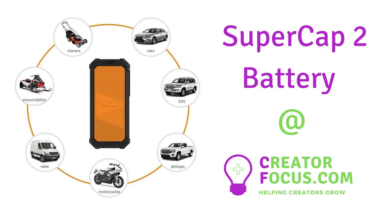 The Battery-less Supercapacitor Car Jump Starter - SuperCap 2 - YouTube