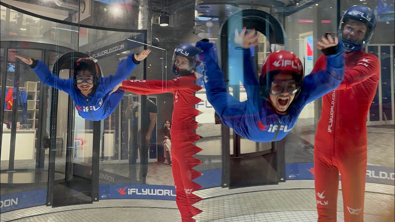 Insane indoor skydiving! - Ifly at the O2 #skydiving - YouTube