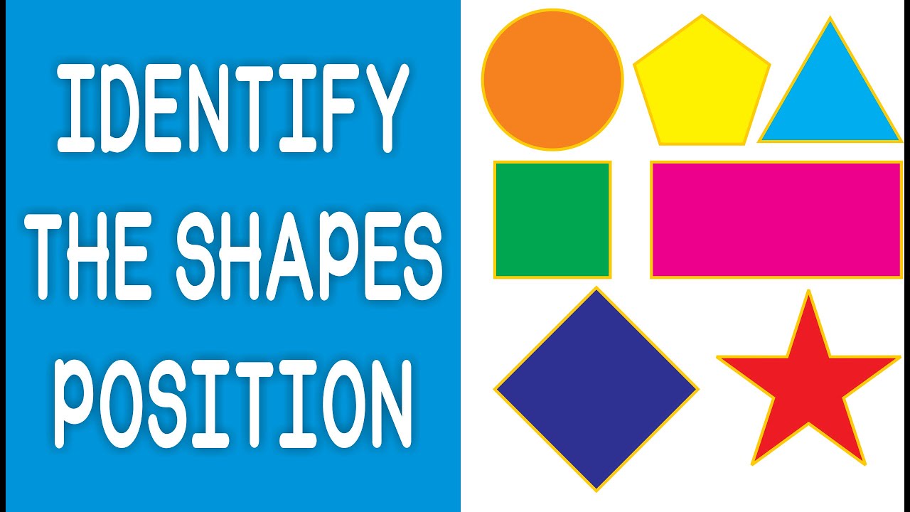 Identify the Shape and its position - YouTube