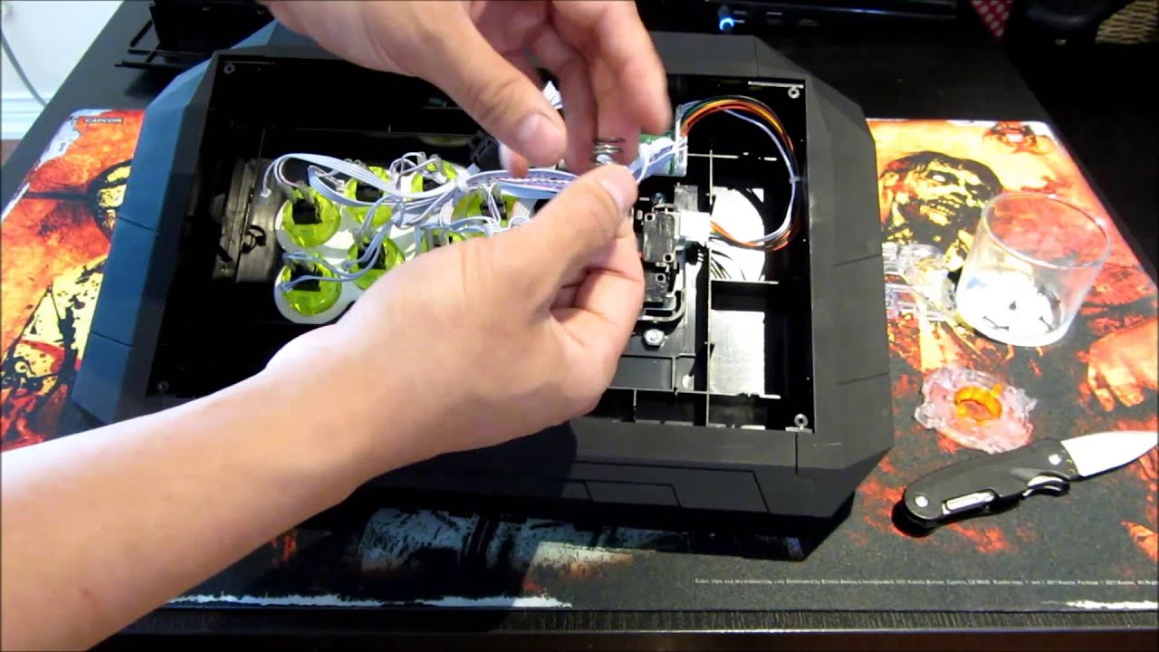 Injustice Battle Edition Fight Stick - Octo-gate & Spring mod - how to ...