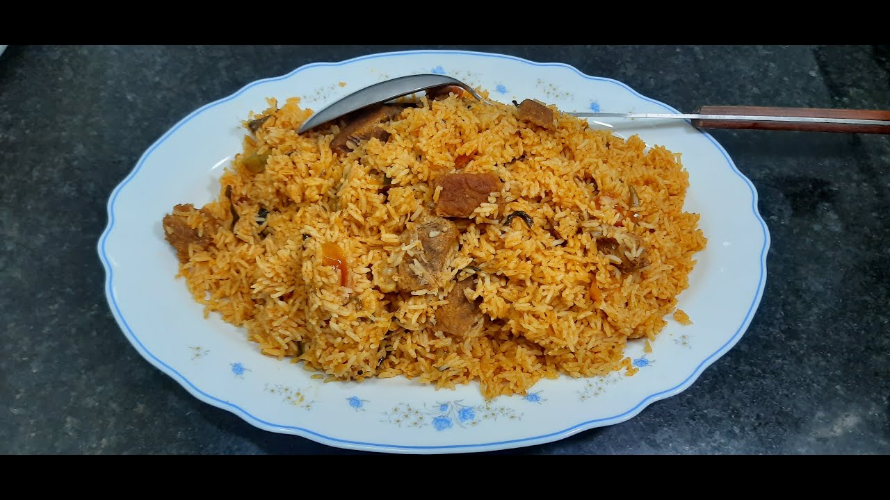 Hyderabadi Mutton Tahari easy to make alternate to Briyani - YouTube