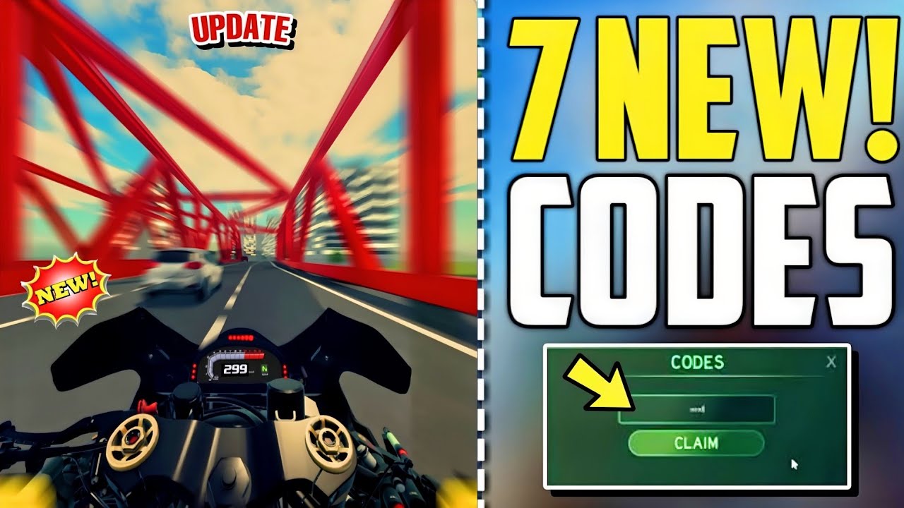 ⚠️FRESH! CODES⚠️MOTORUSH ROBLOX CODES 2025 - MOTORUSH CODES 2025 - YouTube