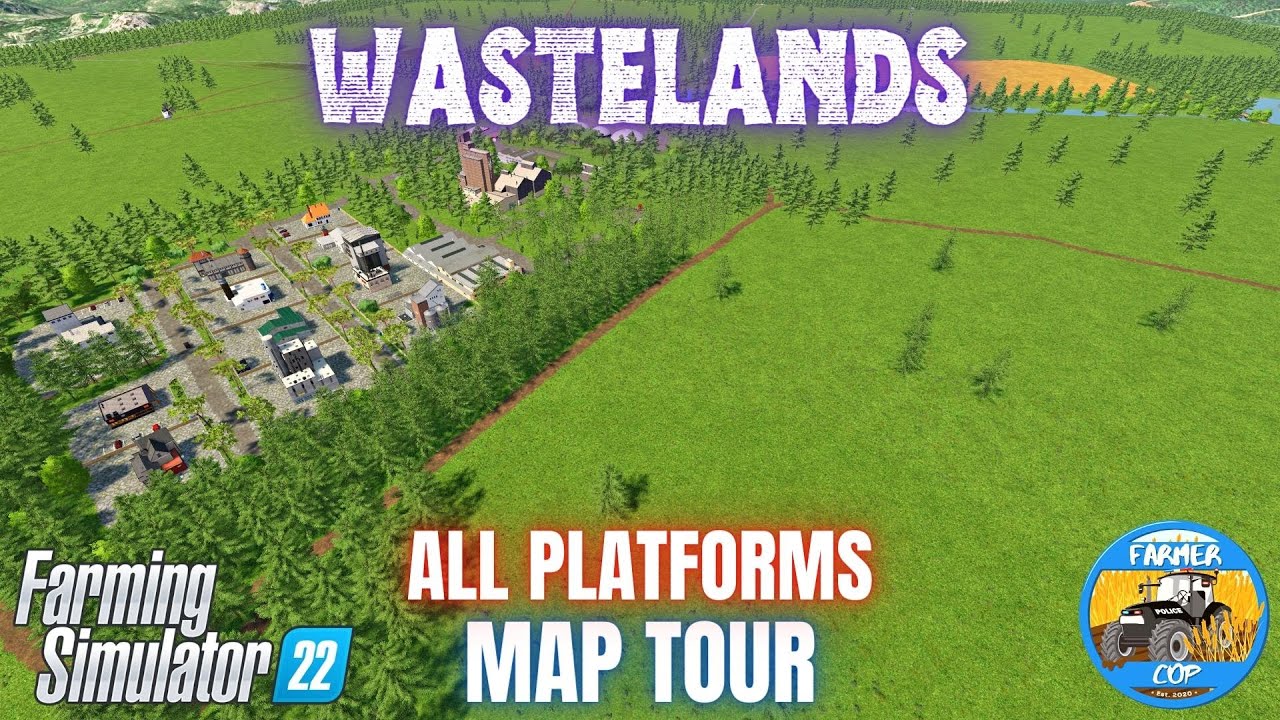 WASTELANDS - Map Tour - Farming Simulator 22 - YouTube