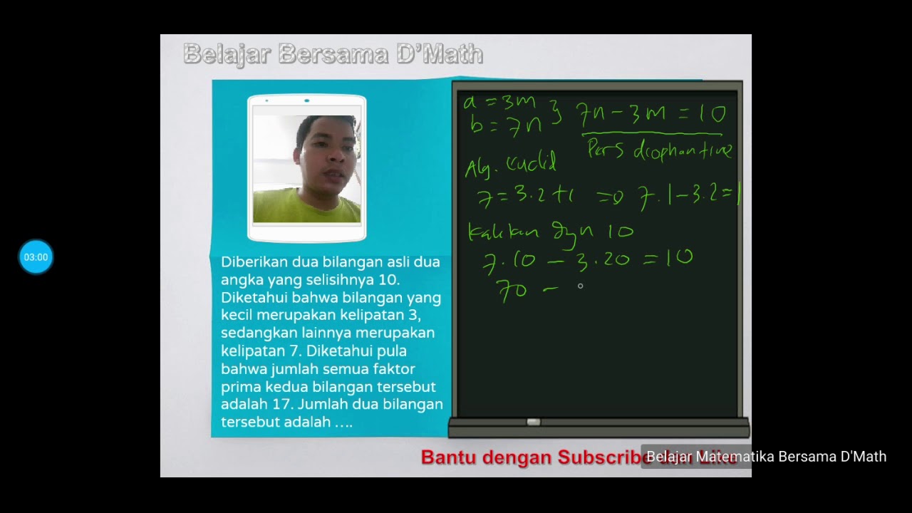 Pembahasan OSK Matematika SMA 2018 soal no 7 ( Pemanfaatan Teorema ...