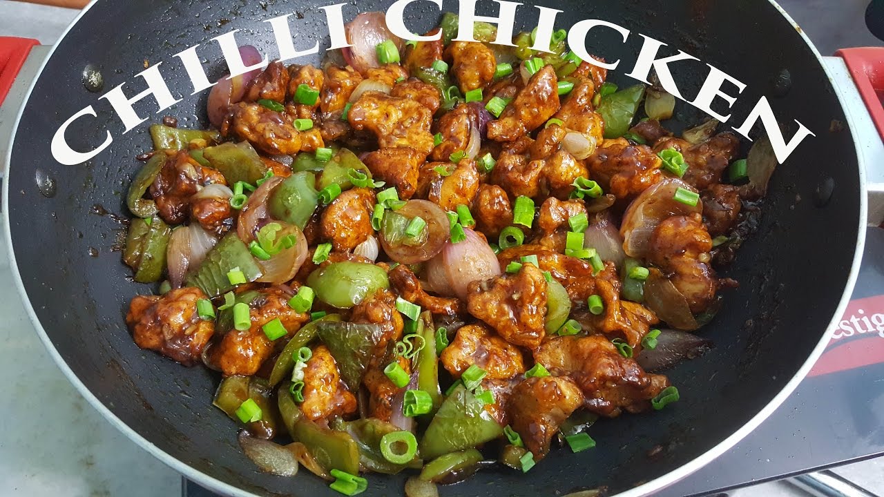 chilli chicken | quick chilli chicken | chicken chilli recipe | चिकन ...