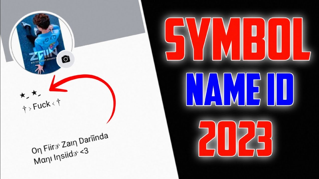Facebook symbol name id | Facebook id ka name change kaise karein - YouTube