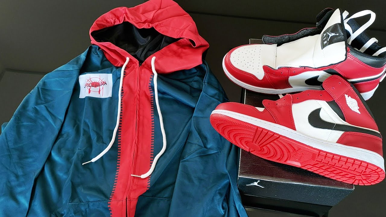Miles Morales Hoodie and Shoes - ITSV Cosplay (Unboxing) - YouTube