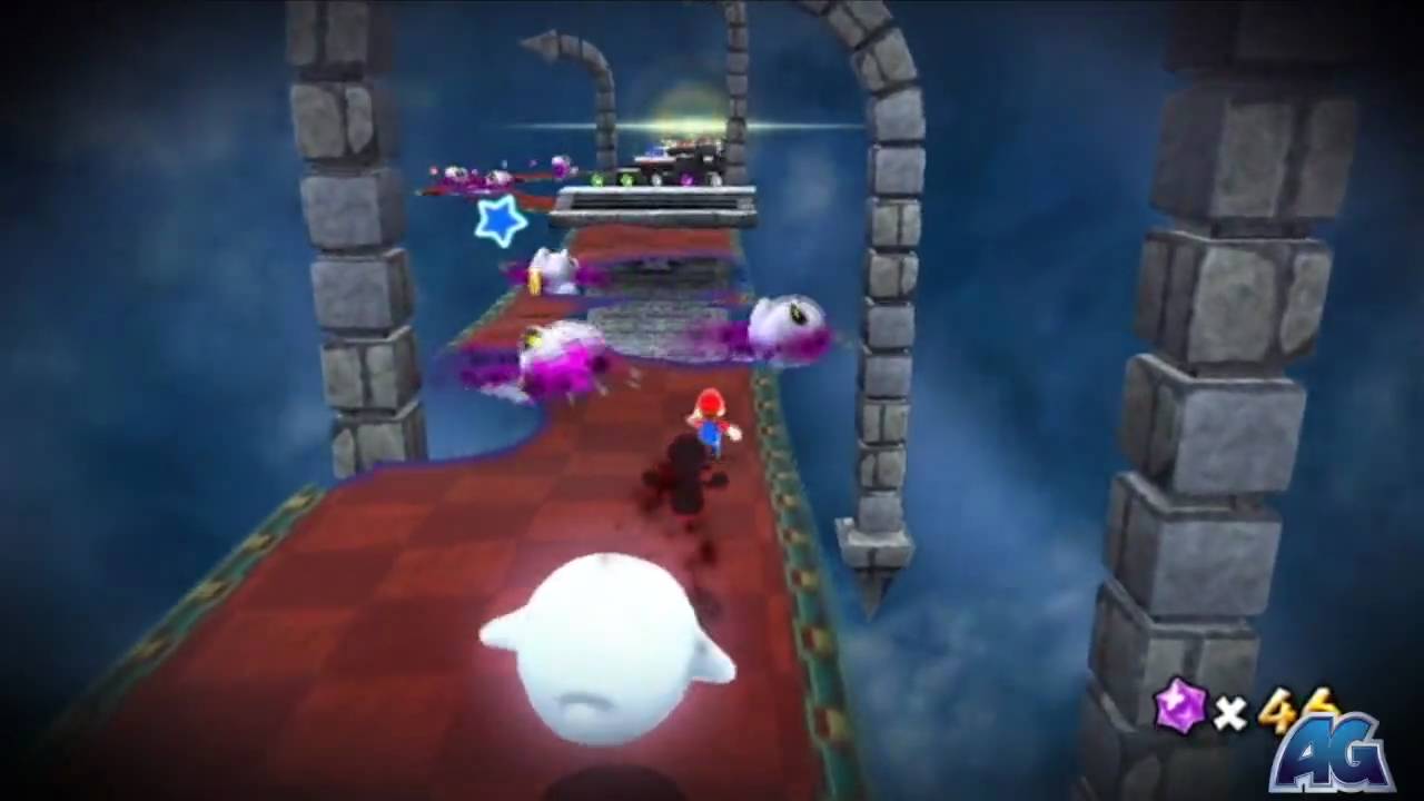 Super Mario Galaxy 2 - Haunty Halls Galaxy - Prankster Comet - Spooky ...