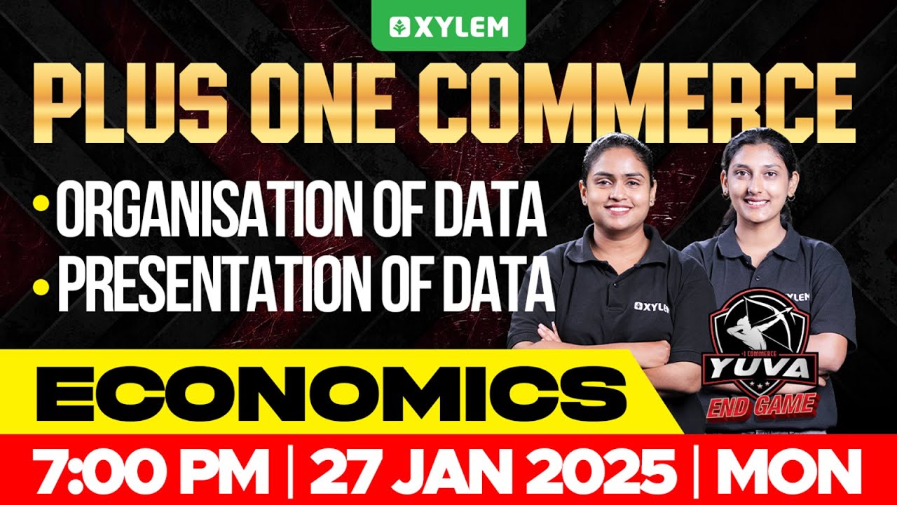 Plus One Commerce - Economics | Organisation Of Data, Presentation Of ...