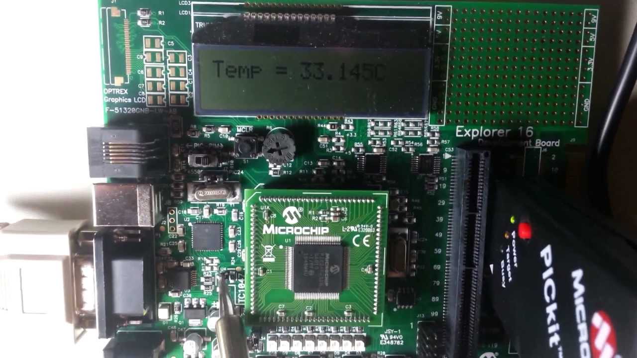 ADC Temp sensor Thermometer - YouTube