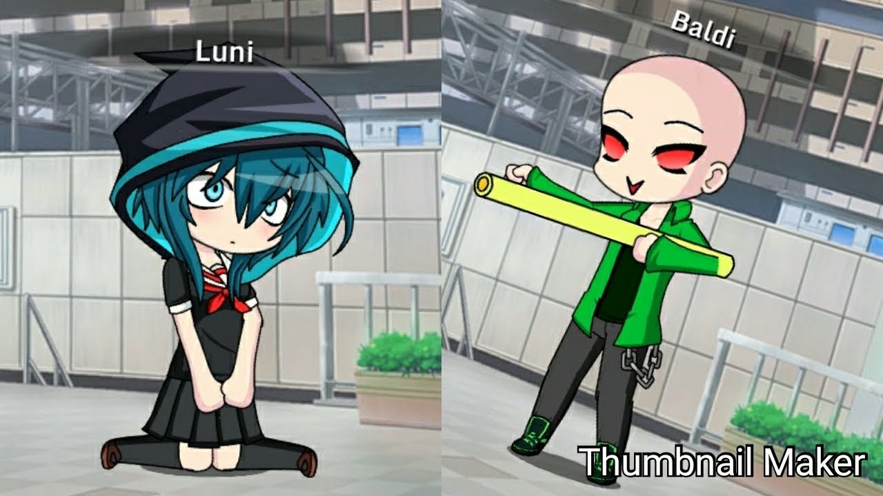 Baldi in gacha studios - YouTube