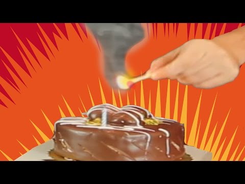 Patlayan Kibrit - Pasta Vurmalı Eşek Şakası