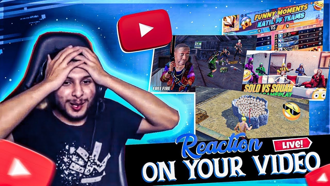 Reaction On Your Video | Reaction Video Free Fire | Reaction Video Free ...