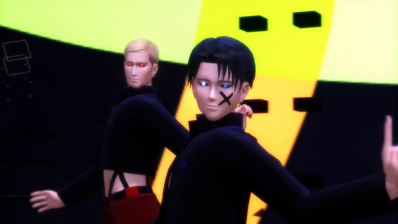 POP/STARS [{MMD} Neon!Levi, Erwin, Miche] - YouTube
