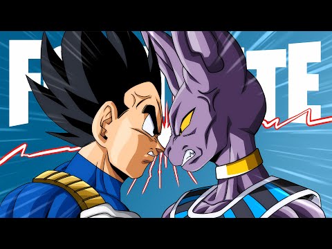 WHATS A GOD TO A PRINCE!? | Vegeta And Beerus Play Fortnite