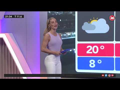 SOL PEREZ - El pronóstico del tiempo 27 de Agosto 2021