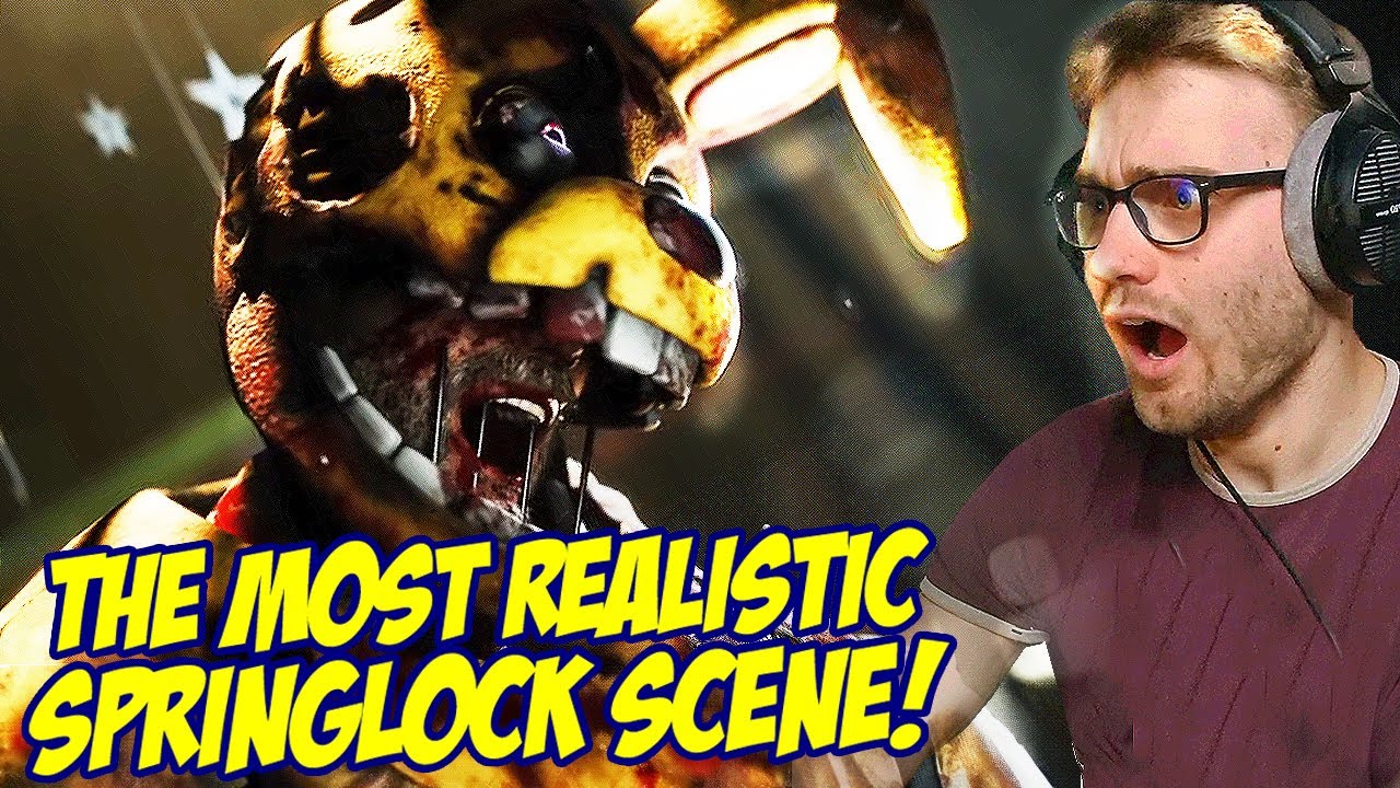 You Have NEVER Seen The SPRINGLOCK Scene Like This | FNAF VHS Tapes ...