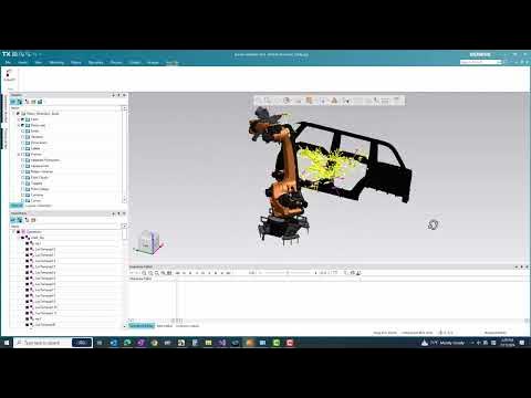 Industry Robot RRT* Connect Auto path planner , Tryout example#1 - YouTube
