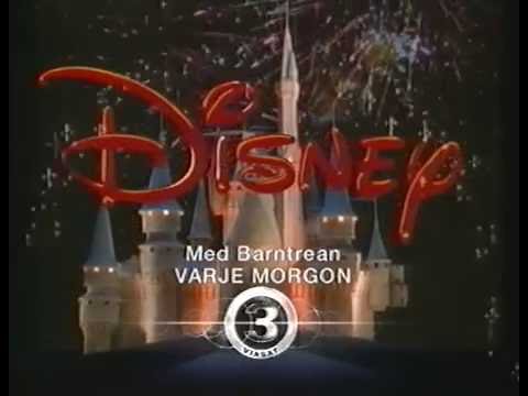 Barntrean med Disney på TV3 Nostalgi så det ryker! - (Svenska/Swedish)
