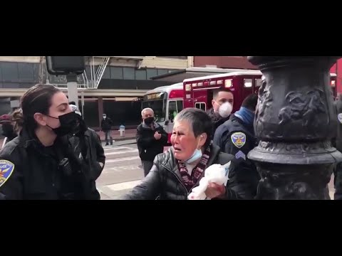 Asian woman attacked in San Fransisco, fighting back and beating attacker