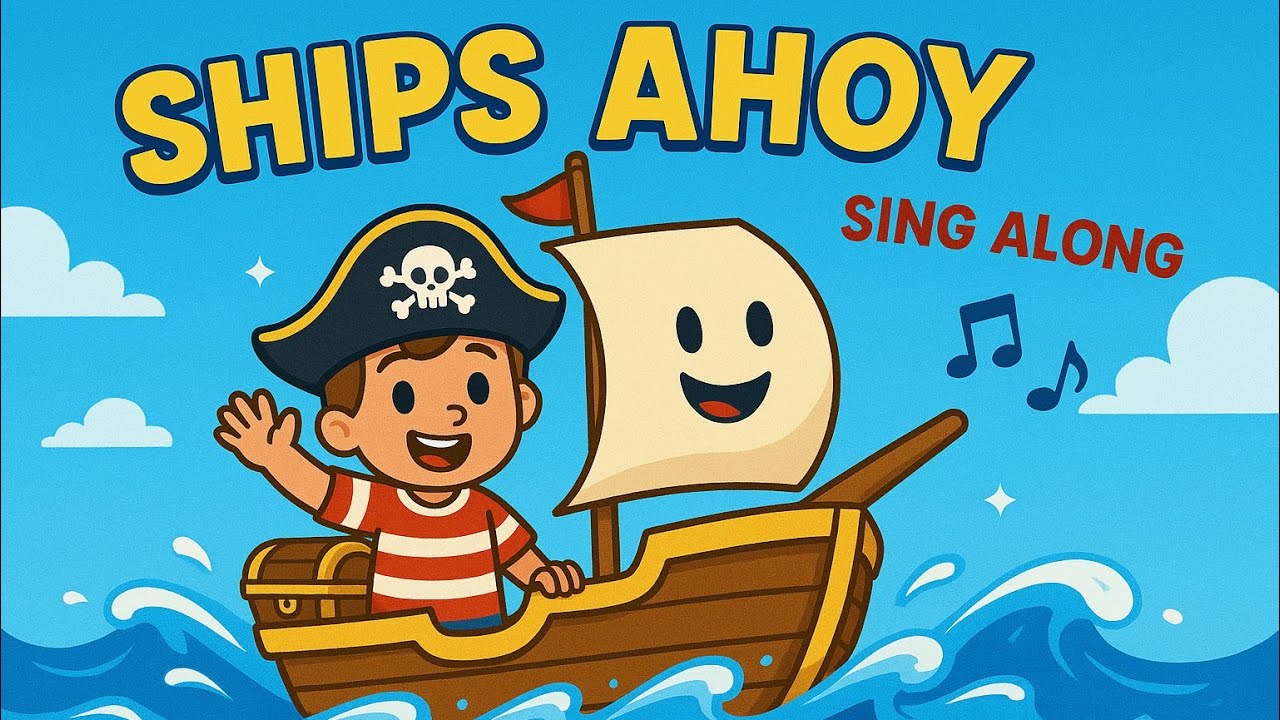 “Ships Ahoy 🚢 | Catchy Kids Song & Adventure Rhyme | Sing Along Fun ...