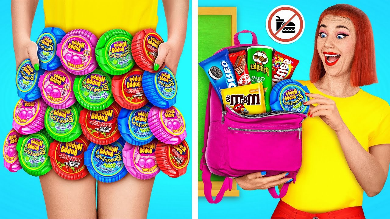 How to Sneak Candy into Class by Trend DO Challenge - YouTube