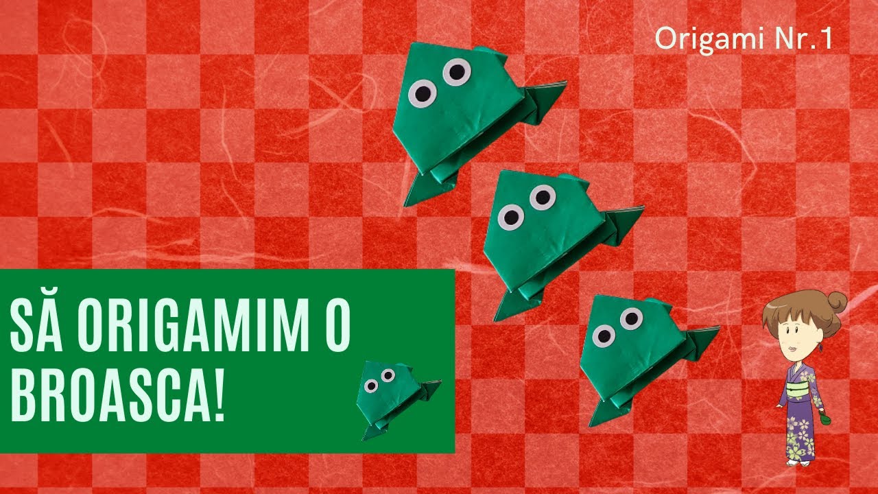 ORIGAMI Tutorial Nr.1 - Broasca - YouTube