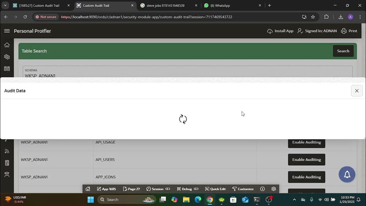 Simplified read/reportable Table data auditing using Oracle APEX / SQL / PL/SQL - YouTube