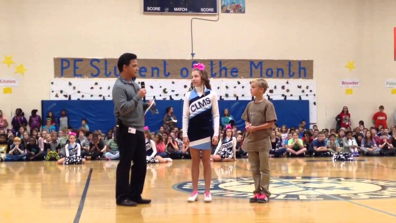 Alex and Addy receiving $628 from corporate middle! Pink Posse Rocks ...