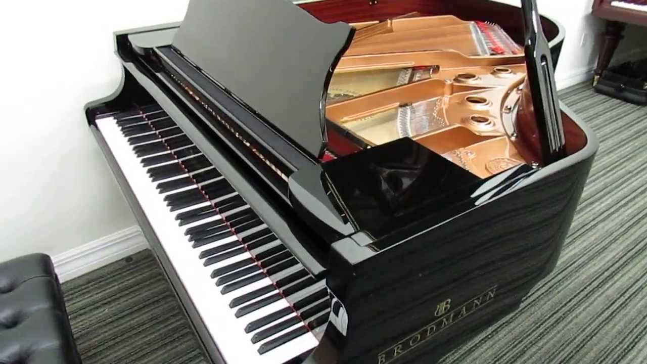 Brodmann CE-175 5'9" Grand Piano New Model - Outstanding! - YouTube