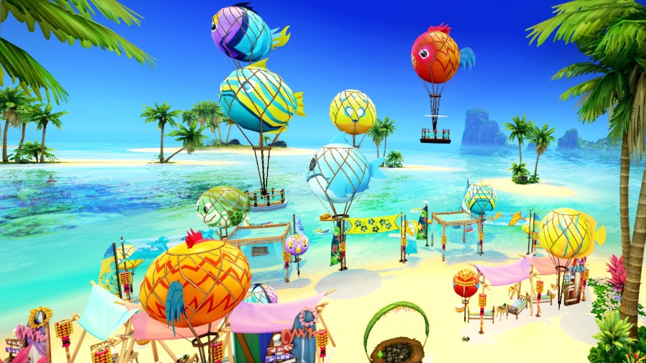 BALLOON BEACH FESTIVAL - Island Living | Sims 4 Speed Build - YouTube