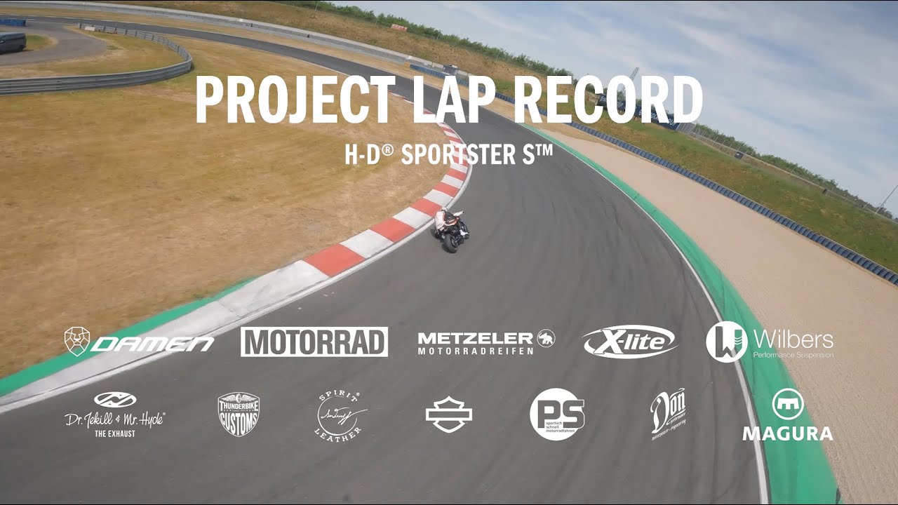 Project Lap Record Harley-Davidson Sportster S - YouTube