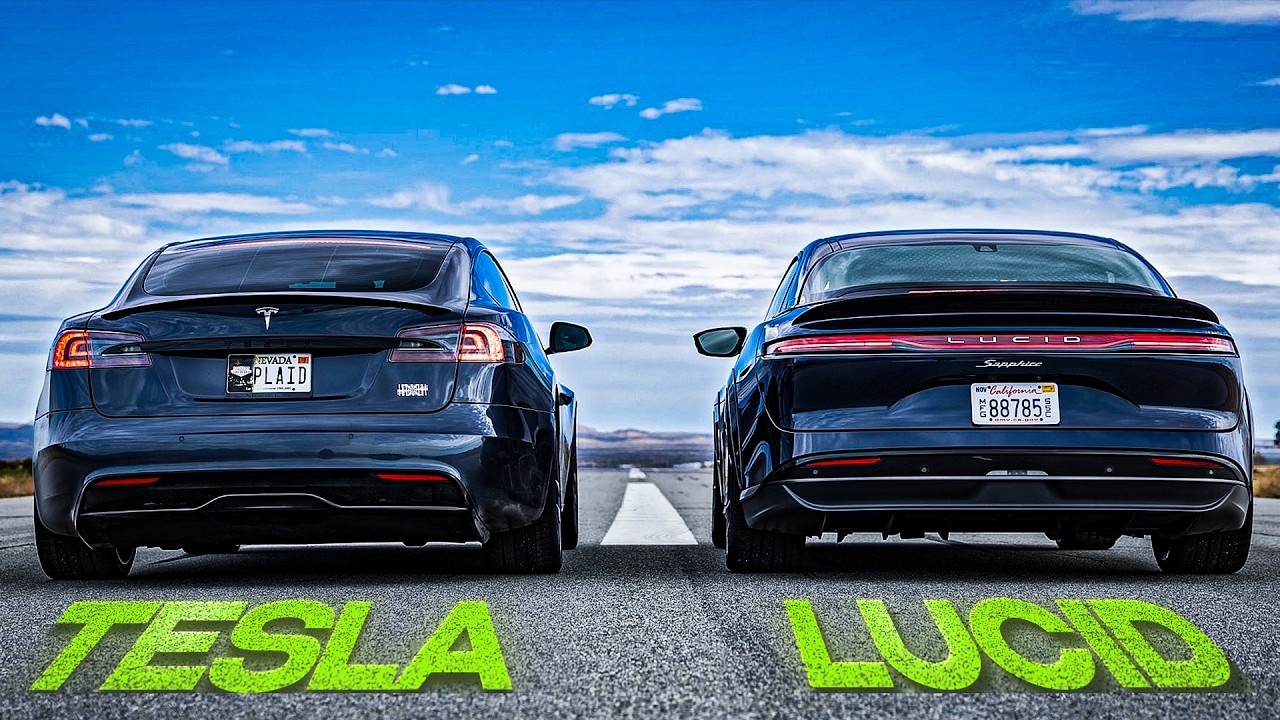 2024 Tesla Model S vs. Lucid Air - Who Wins? | Model S Plaid vs. Lucid ...