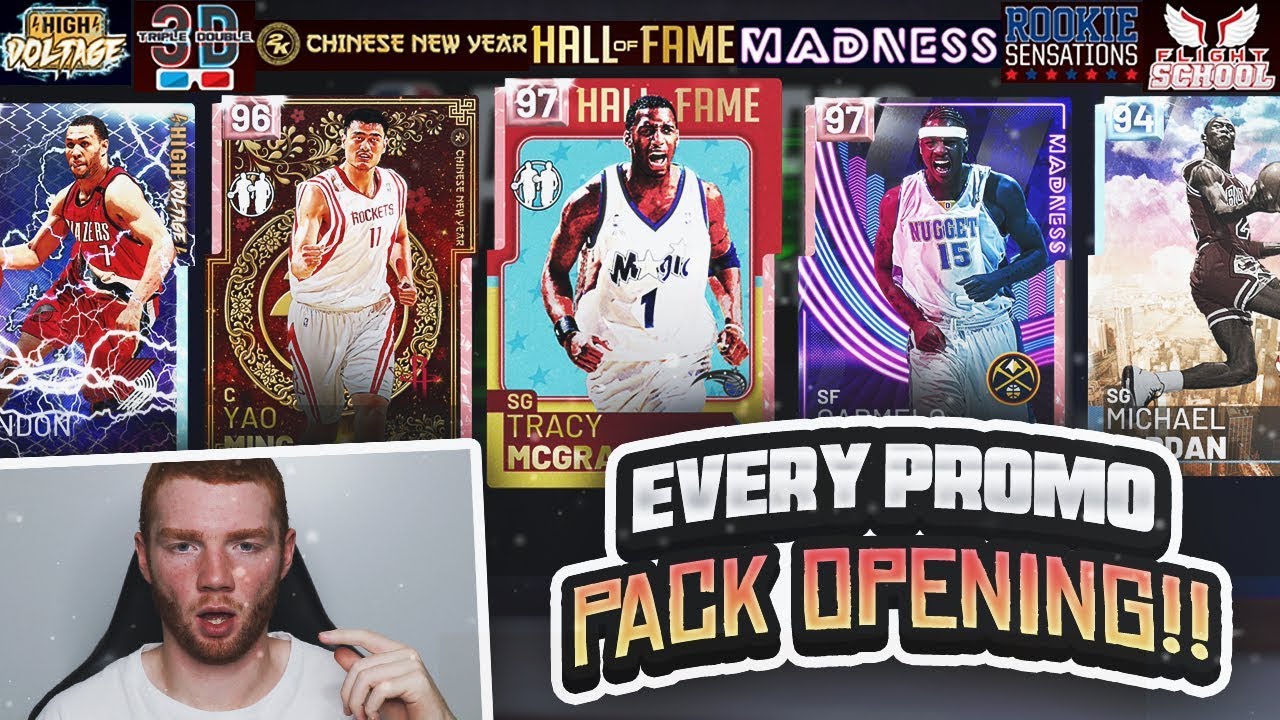 OPENING EVERY PROMO PACK SO FAR!! VARIETY PACK OPENING! (NBA 2K19 ...