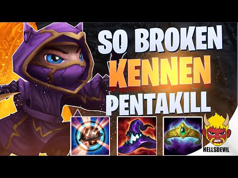 WILD RIFT | Kennen Is SO BROKEN Right Now! (Pentakill)! | Challenger Kennen Gameplay | Guide & Build
